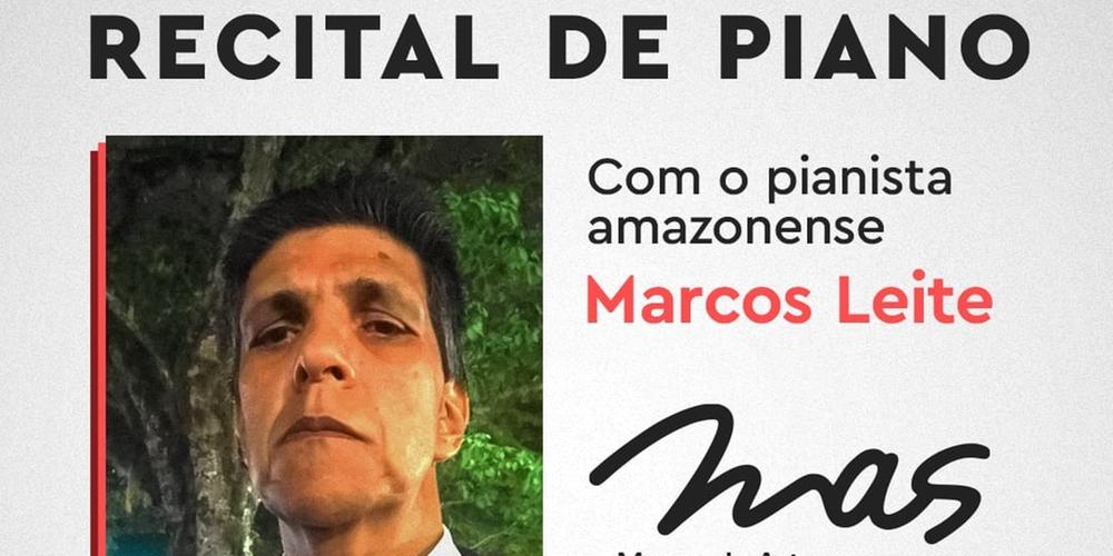 Pianista Marcos Leite se apresenta neste domingo em Uberaba