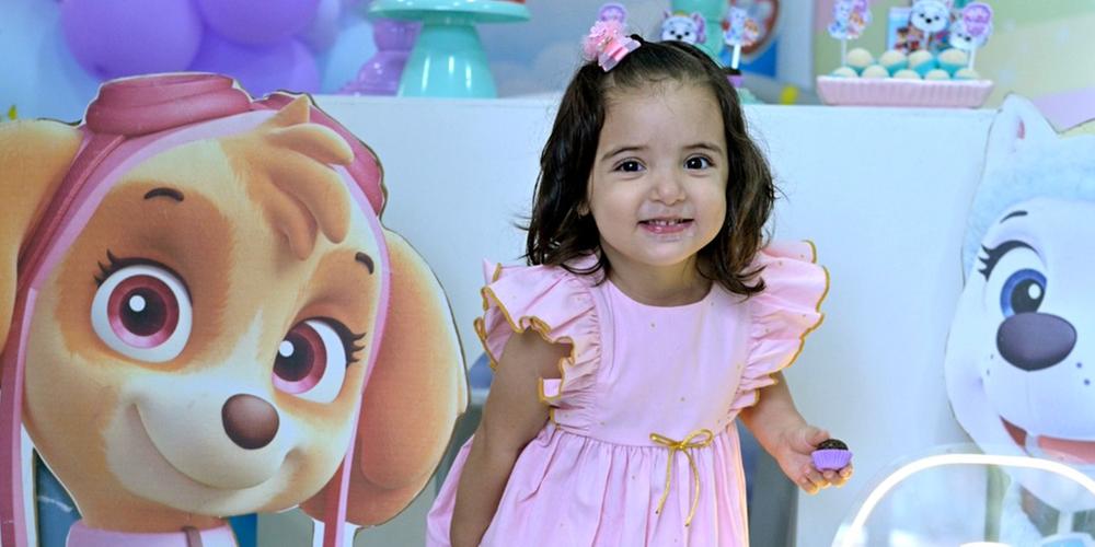 Linda Maria Zara Nogueira fez 2 aninhos