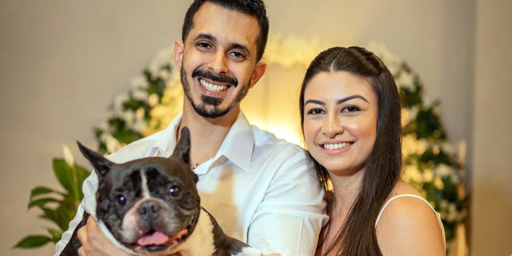 Mateus Rollo e Amanda Kobayashi se casam em cerimônia intimista